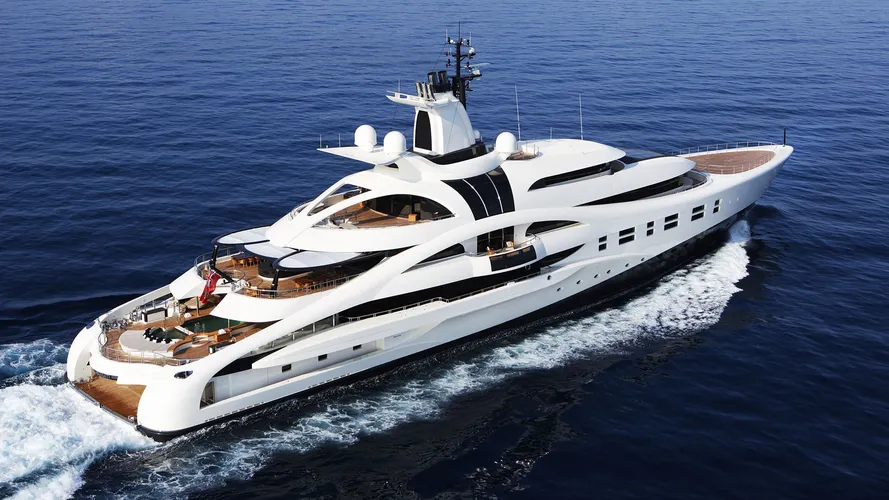 A.V. yacht (Blohm & Voss, 95.15m, 2010)